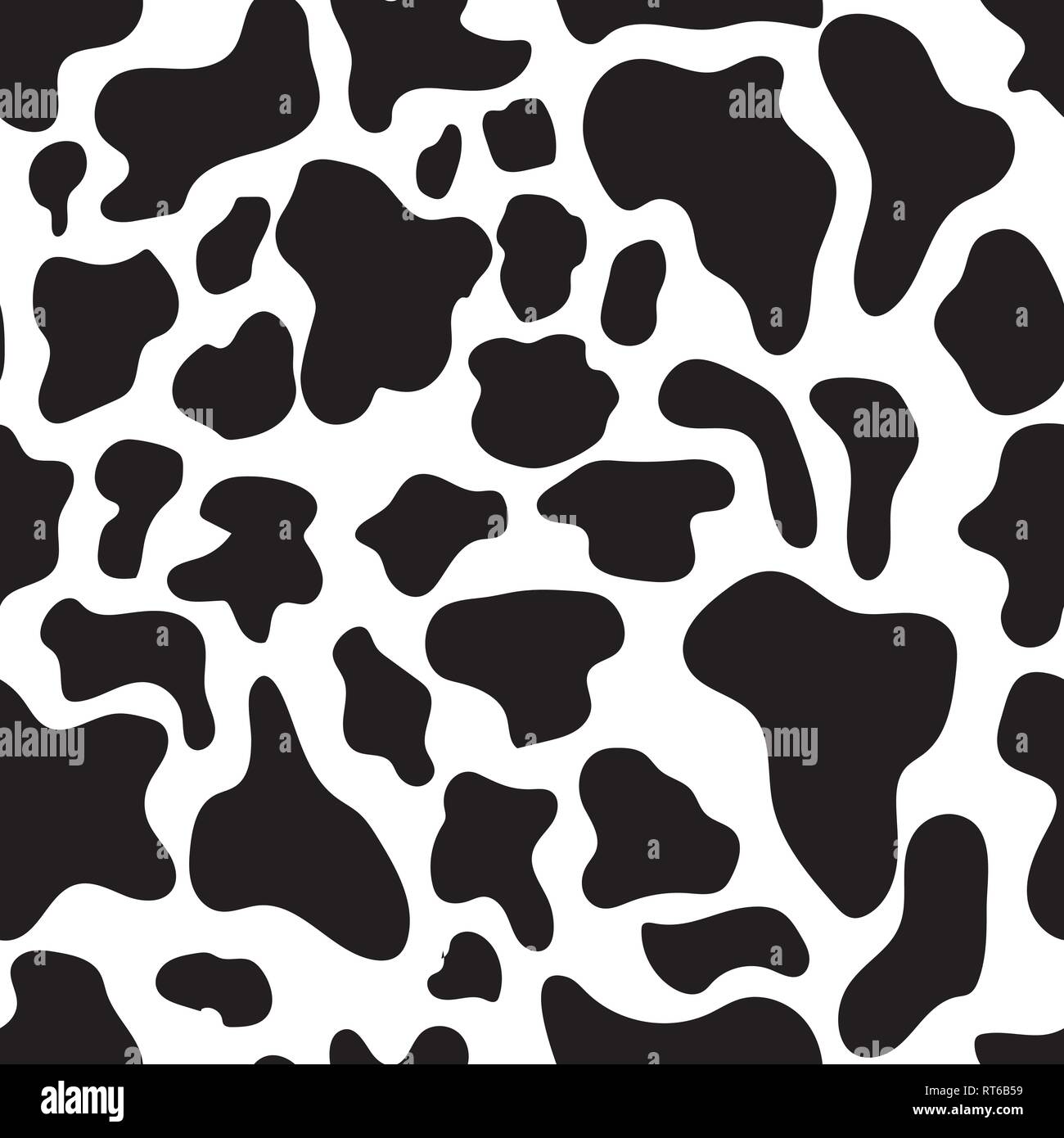 Taches de vache Banque d'images vectorielles - Alamy