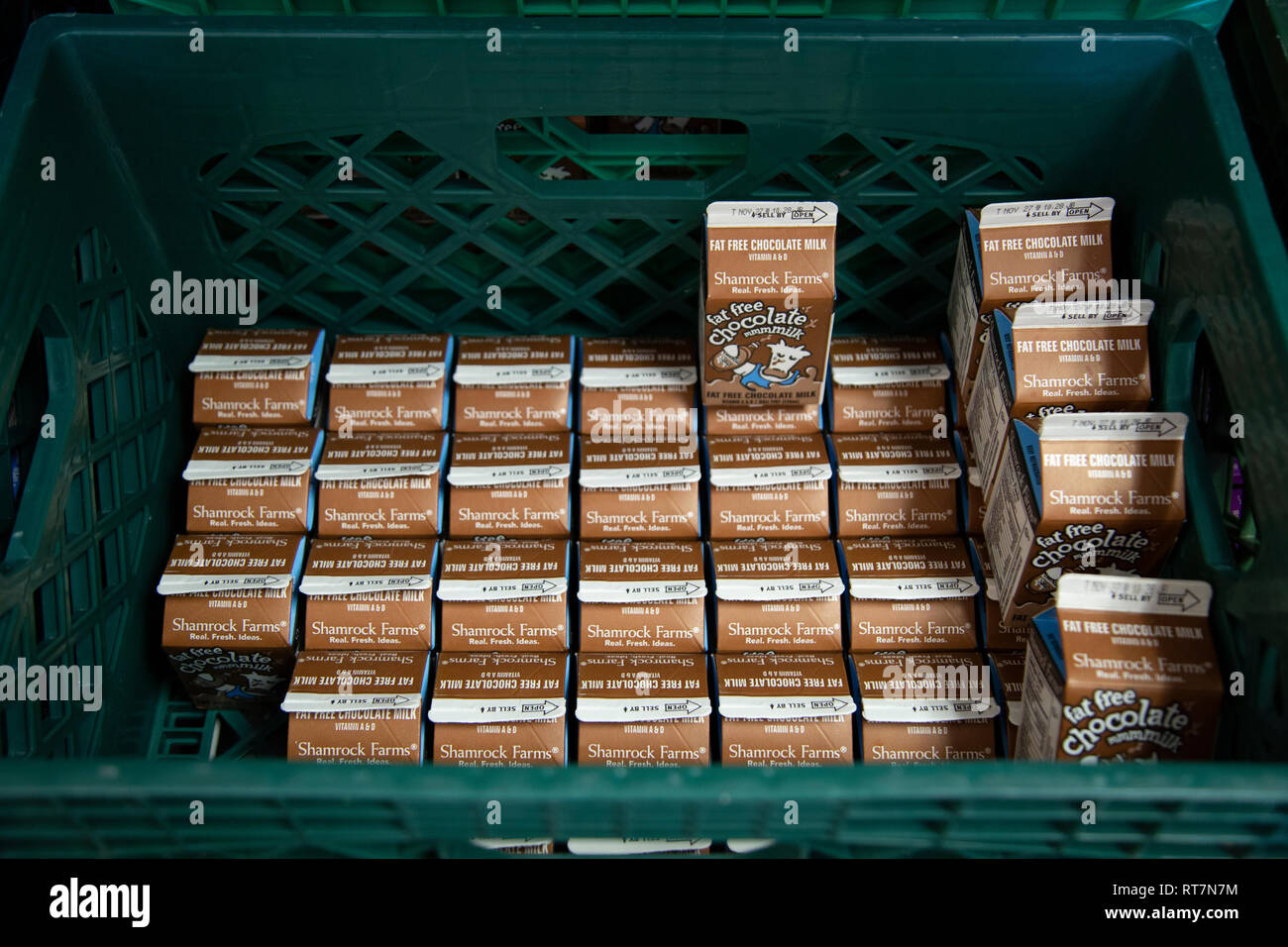 School milk Banque de photographies et d’images à haute résolution - Alamy