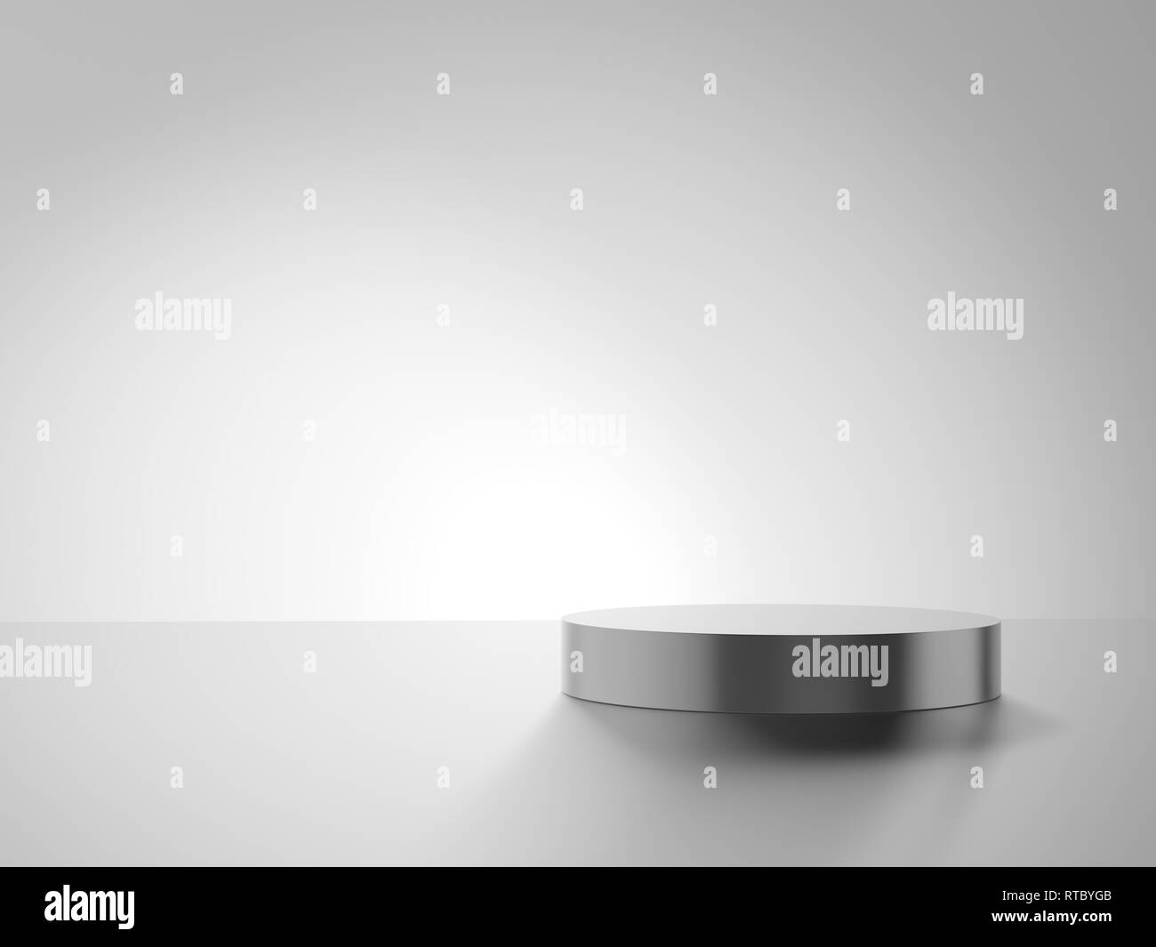 Podium vide Banque d'images noir et blanc - Alamy