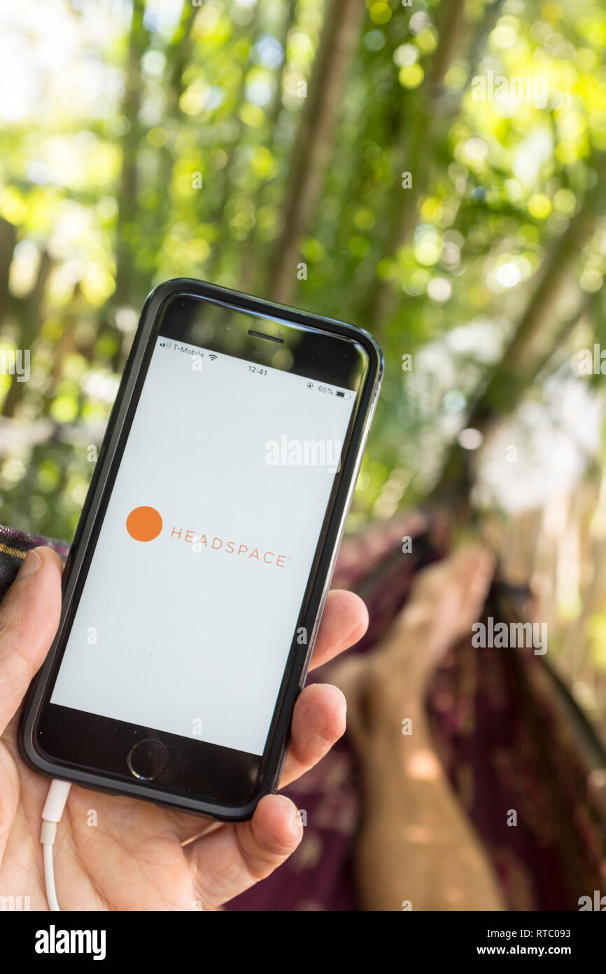 écran de headspace Banque de photographies et d’images à haute ...