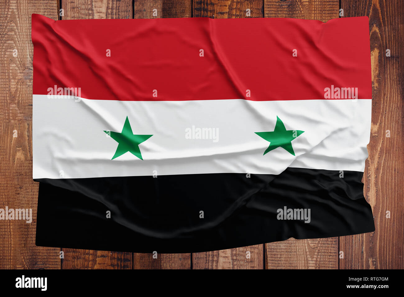 Drapeau syrie en bois Banque de photographies et d’images à haute ...