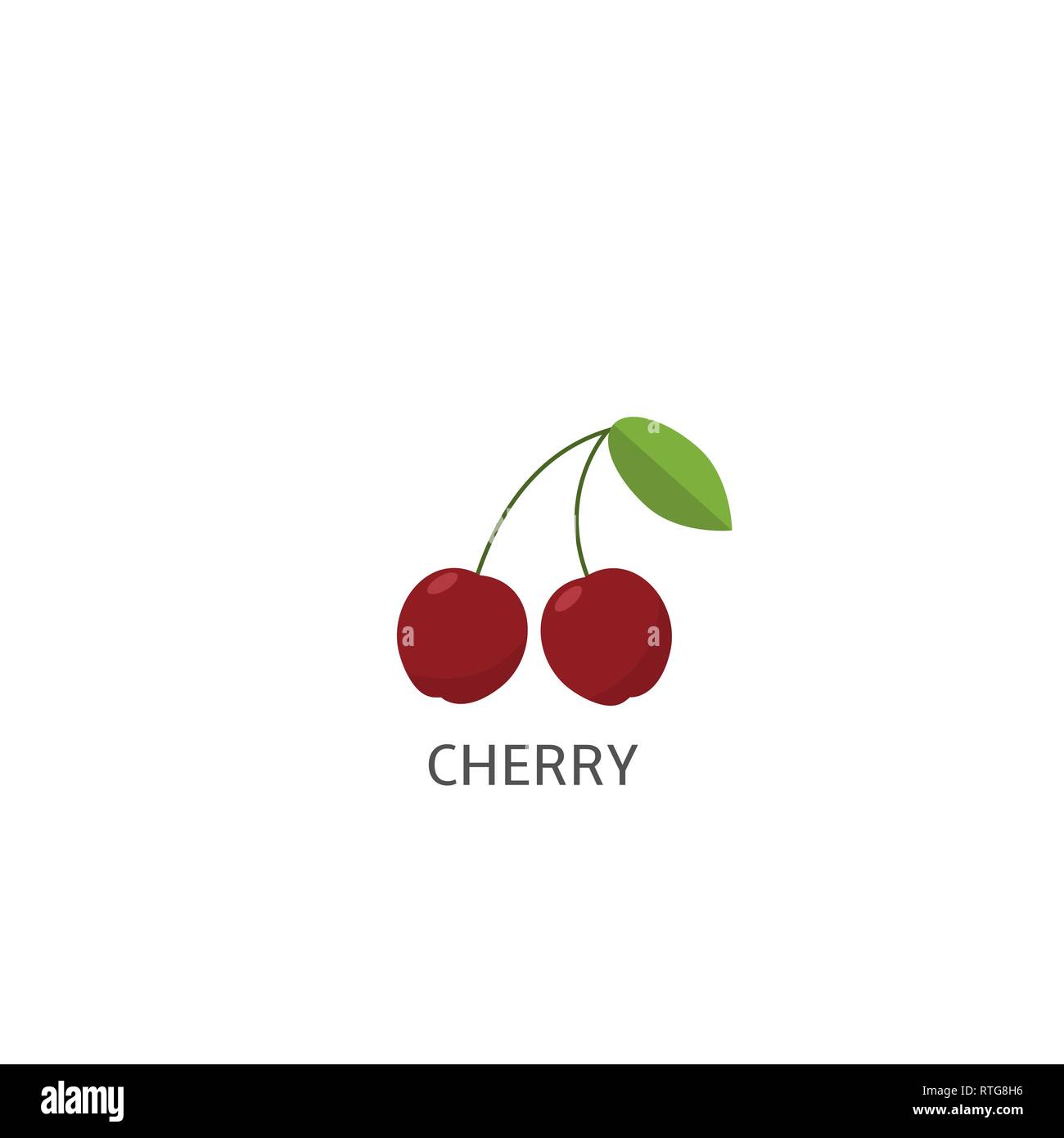 Rouge cerise Banque d'images vectorielles - Alamy