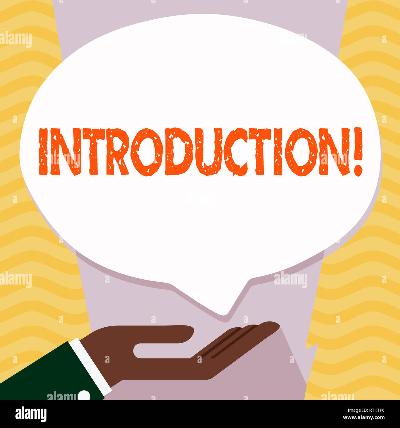 Écrit remarque montrant l'introduction. Photo d'affaires mettant en ...