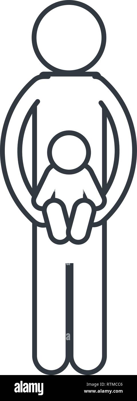 Pictogramme homme cartoon Image Vectorielle Stock - Alamy