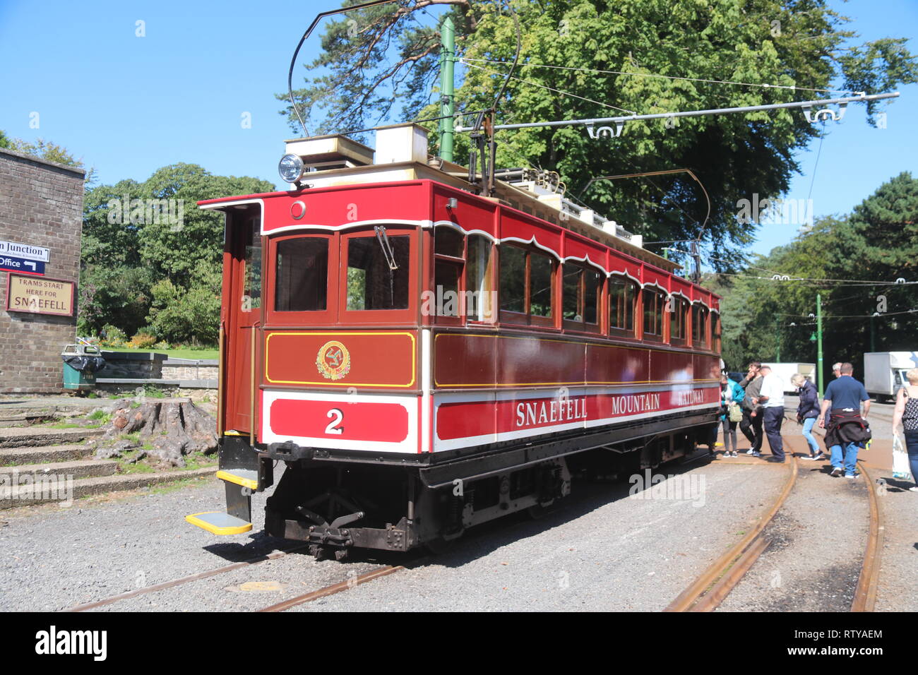 Snaefell mountain railway Banque de photographies et d’images à haute ...