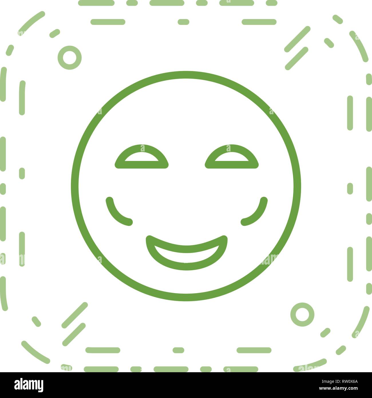 Vue Icône Icône Vecteur Emoji signe d'illustration vectorielle pour ...