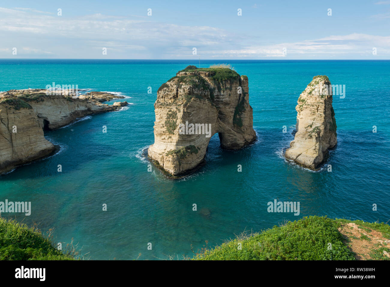 Raouche rock Banque de photographies et d’images à haute résolution - Alamy