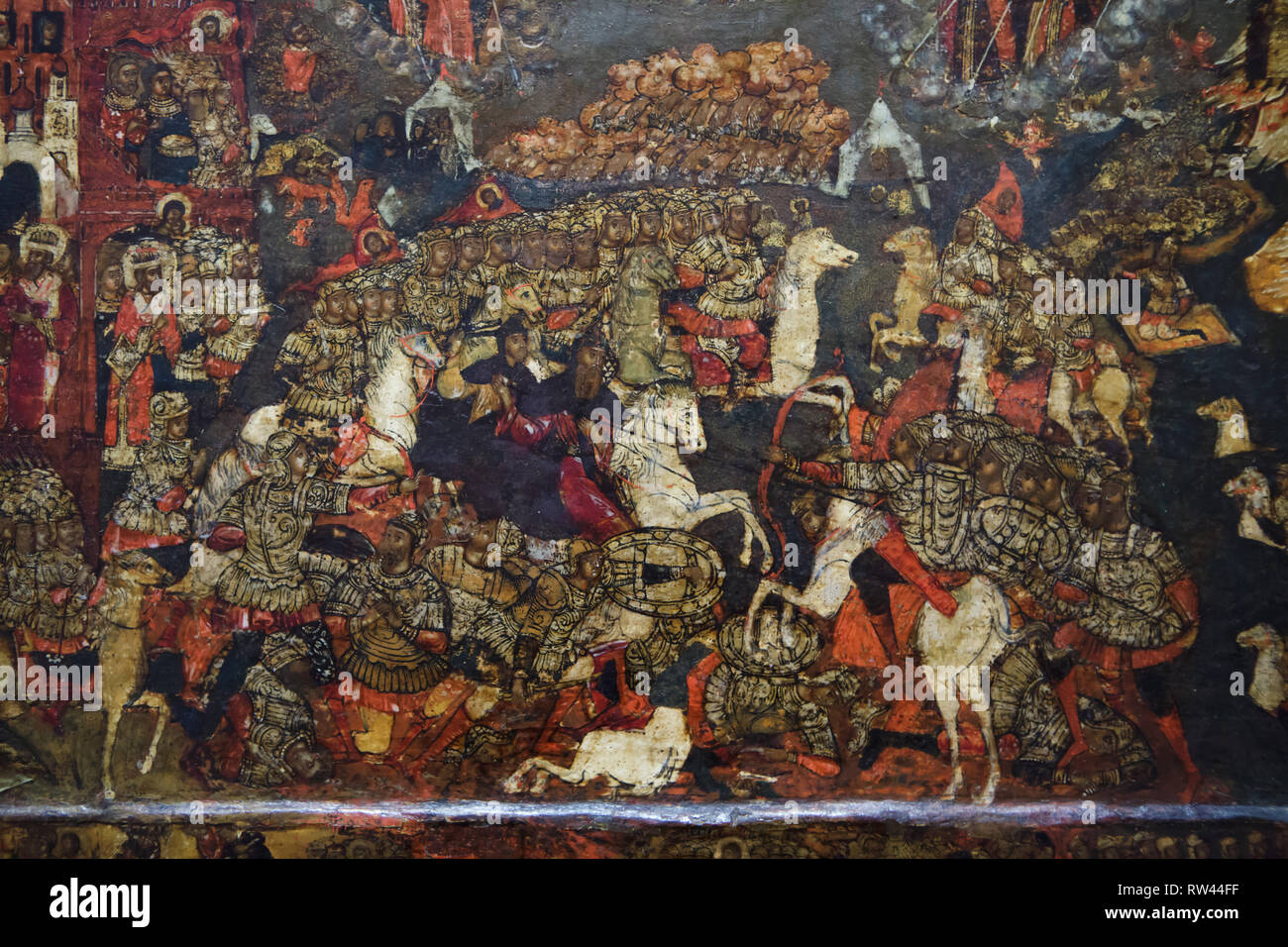 Bataille de Koulikovo entre les Russes et les Tatars en 1380 décrite ...