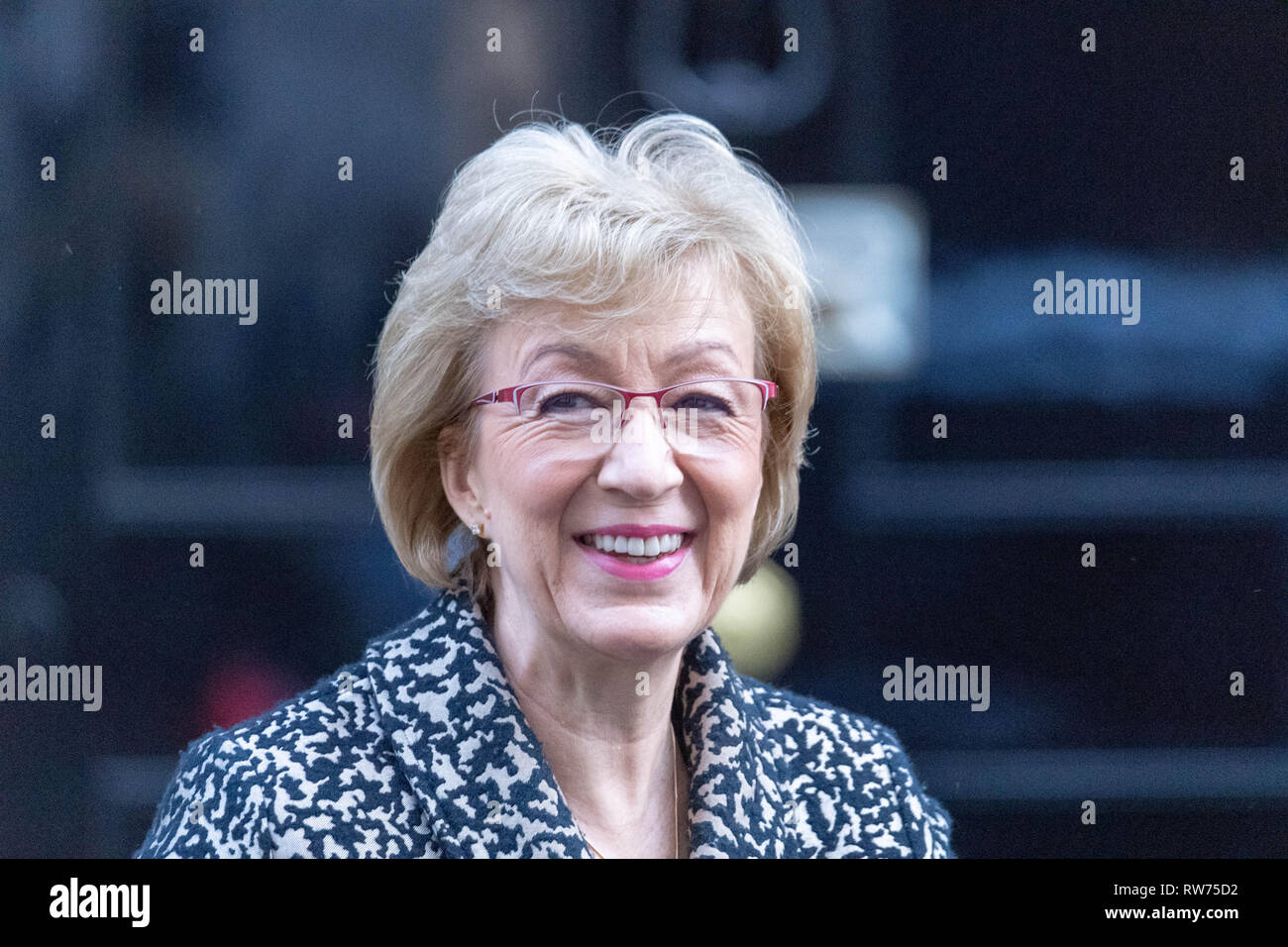 Andrea leadsom arrive Banque de photographies et d’images à haute ...