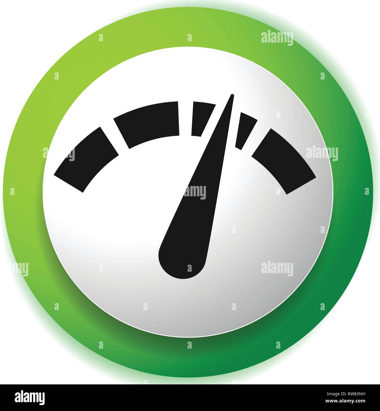 Icône avec manomètre, pour l'étalonnage des compteurs, indication ...