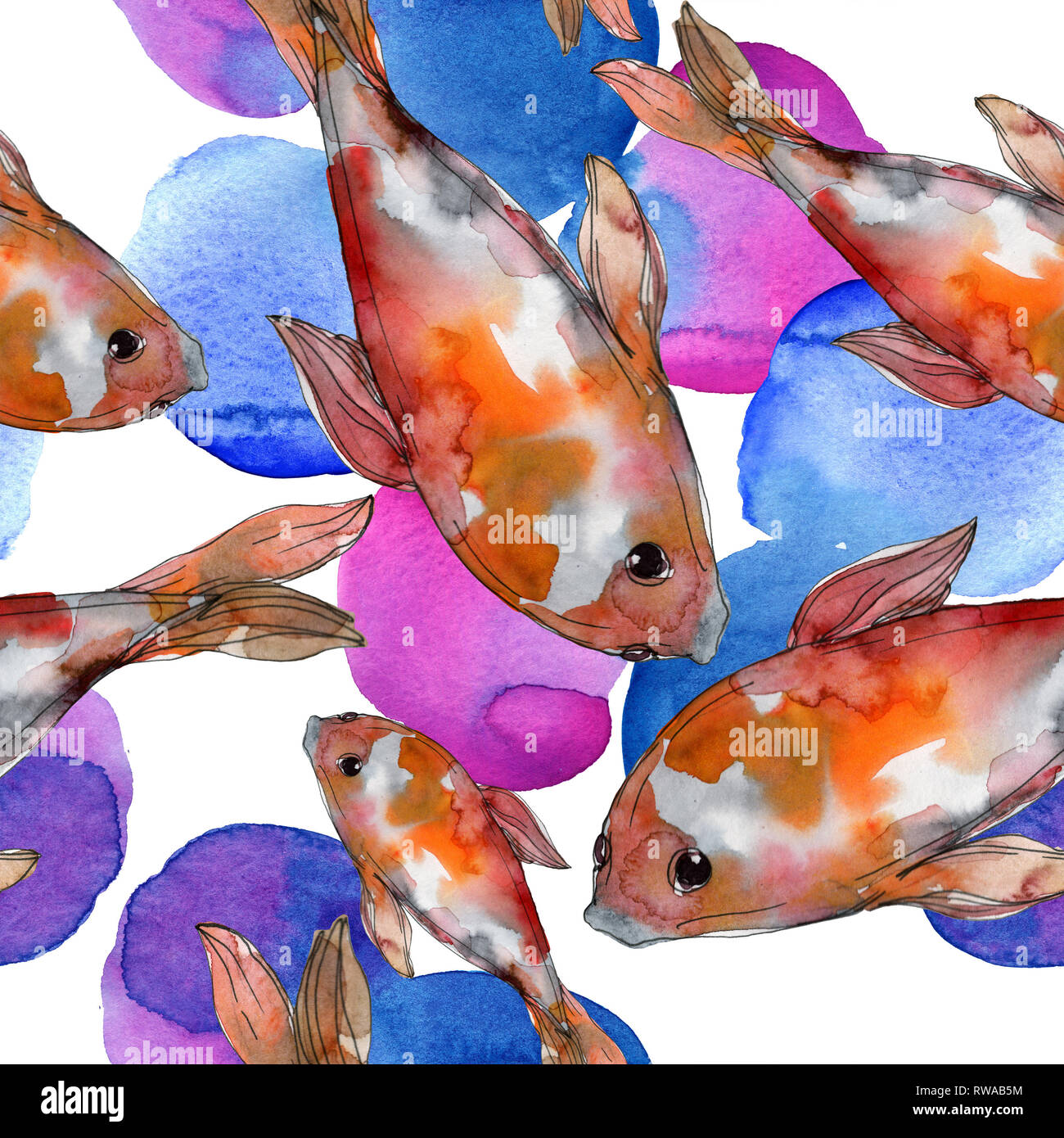 Jeu de poissons aquatiques. Mer Rouge et poissons exotiques intérieur ...