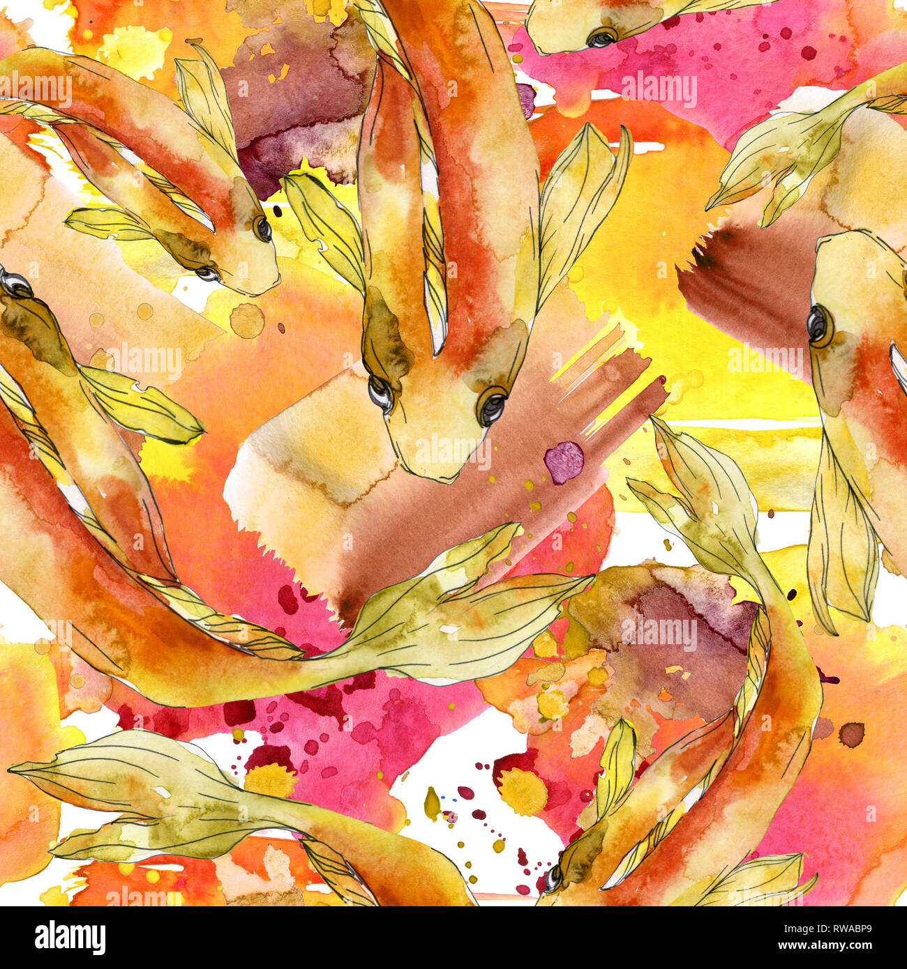 Jeu de poissons aquatiques. Mer Rouge et poissons exotiques intérieur ...