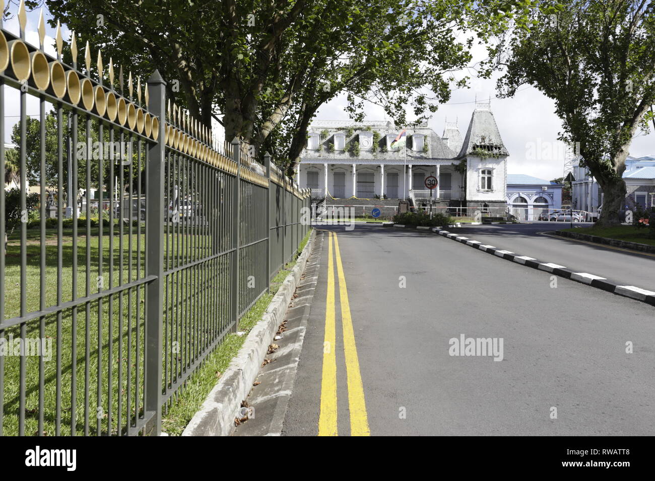 Patrimoine : l'hôtel de ville de Curepipe Photo Stock - Alamy