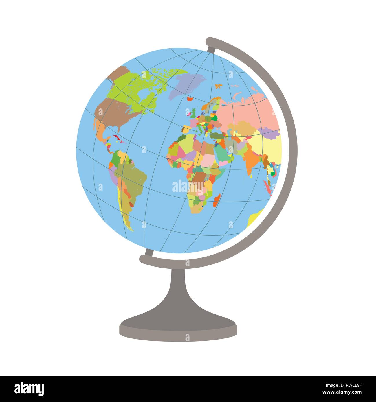 Carte Du Globe Banque d'images détourées - Alamy