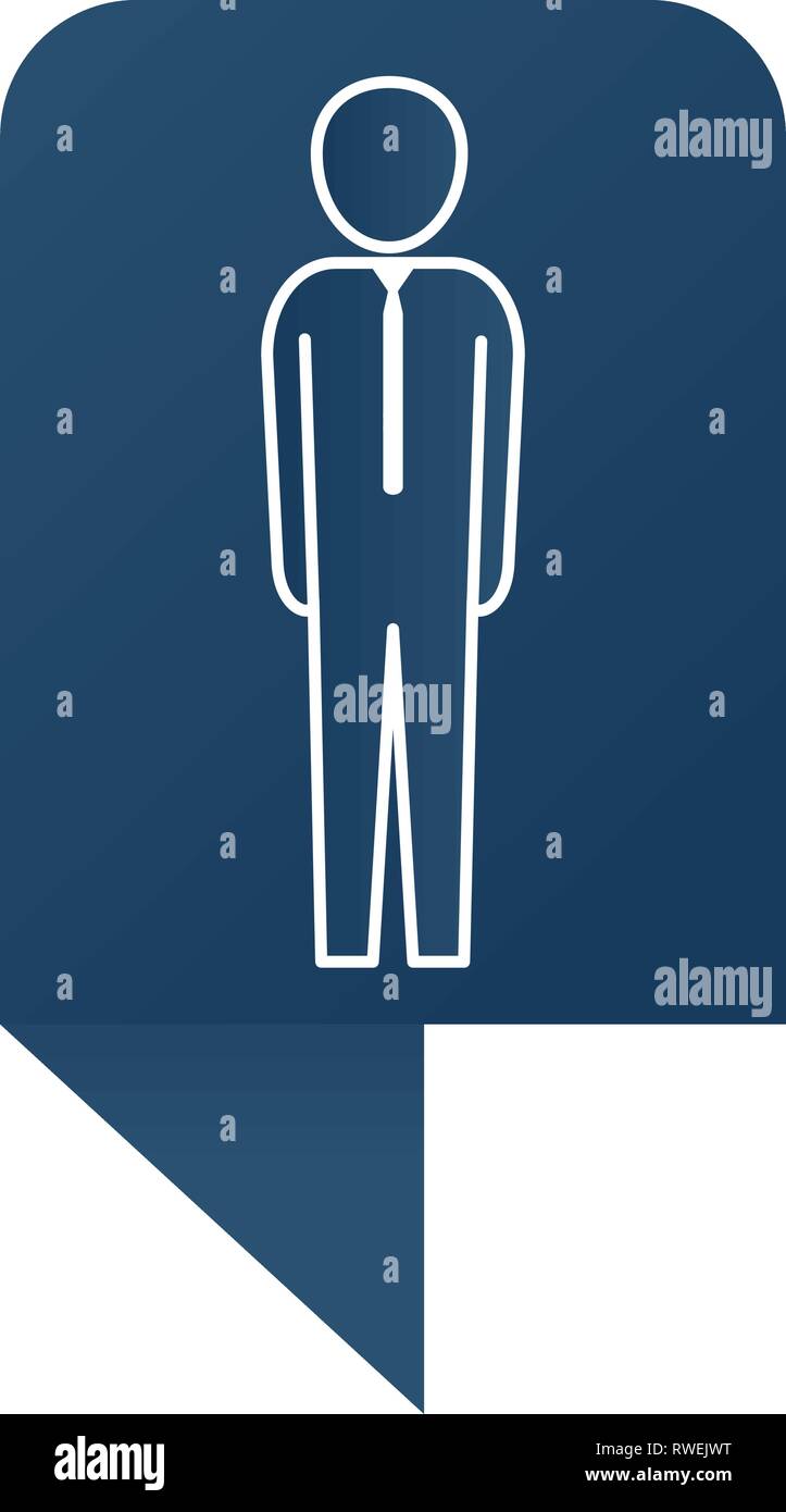 Pictogramme homme cartoon Image Vectorielle Stock - Alamy