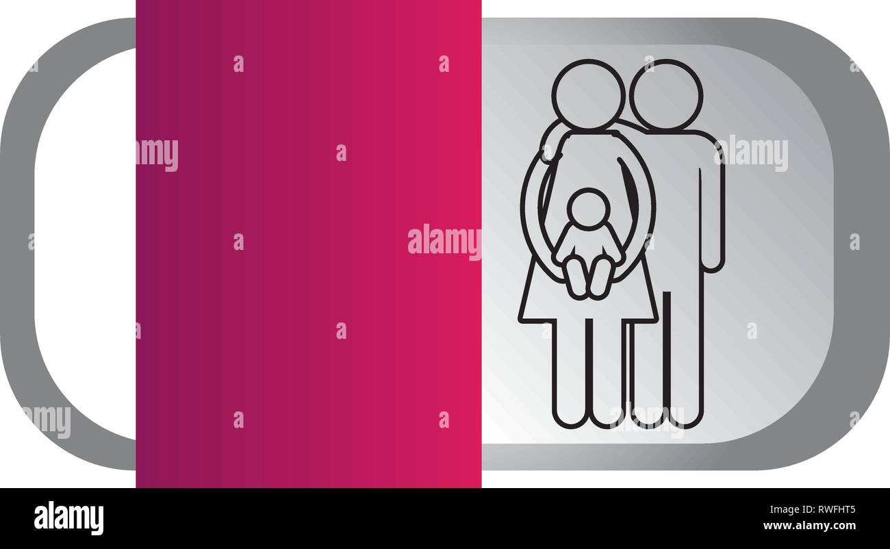 Pictogramme couple cartoon Image Vectorielle Stock - Alamy