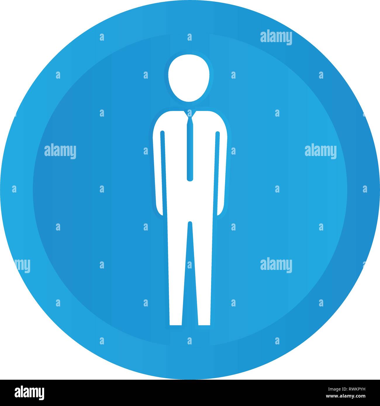 Pictogramme homme cartoon Image Vectorielle Stock - Alamy