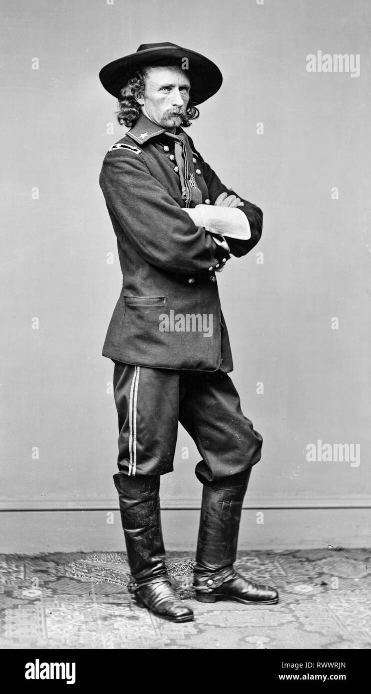 General george custer Banque de photographies et d’images à haute ...