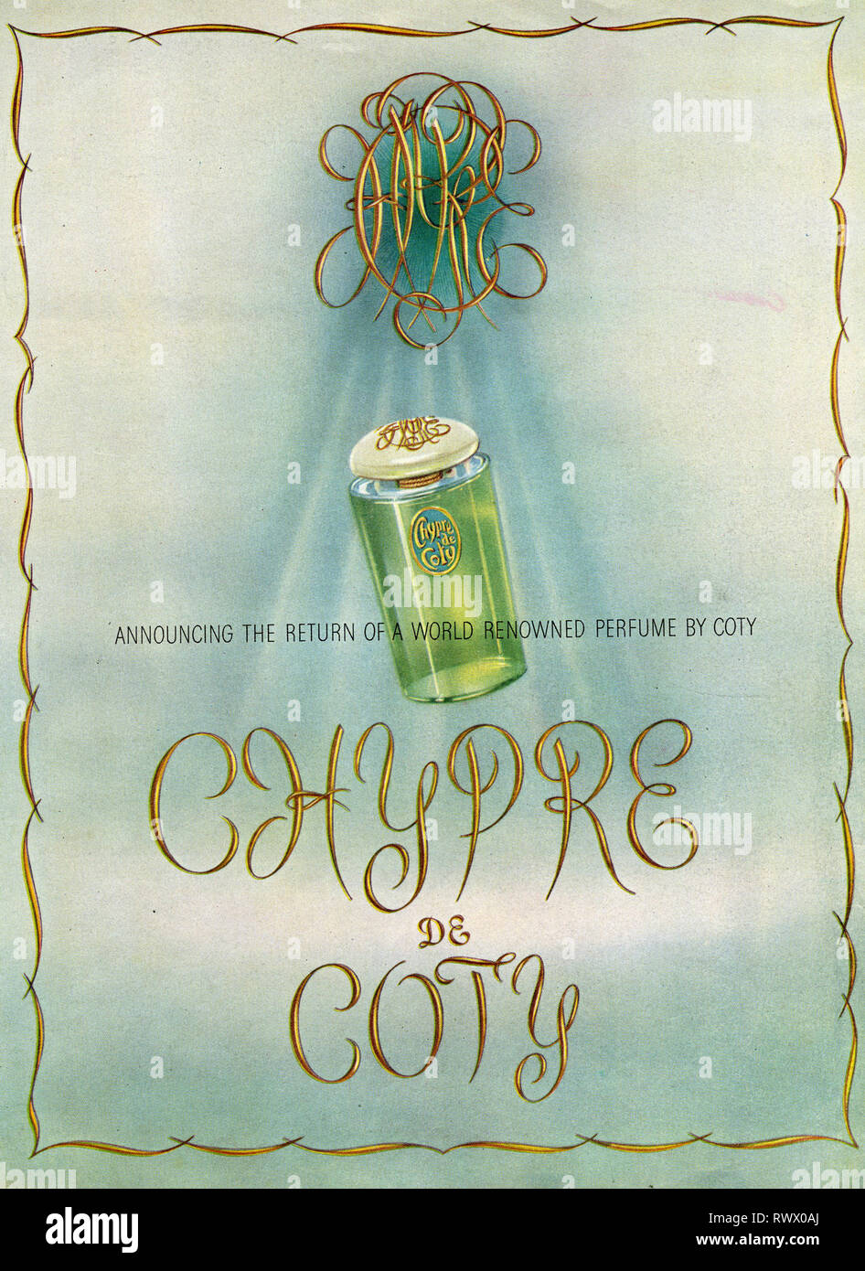 Coty perfume Banque de photographies et d’images à haute résolution - Alamy