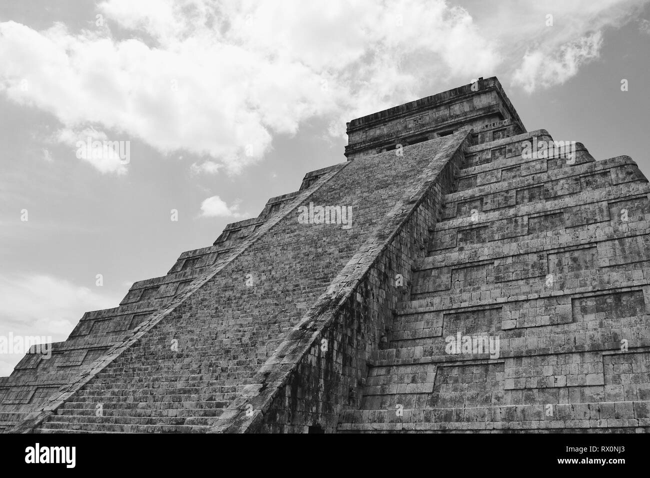 Architecture précolombienne Banque d'images noir et blanc - Alamy