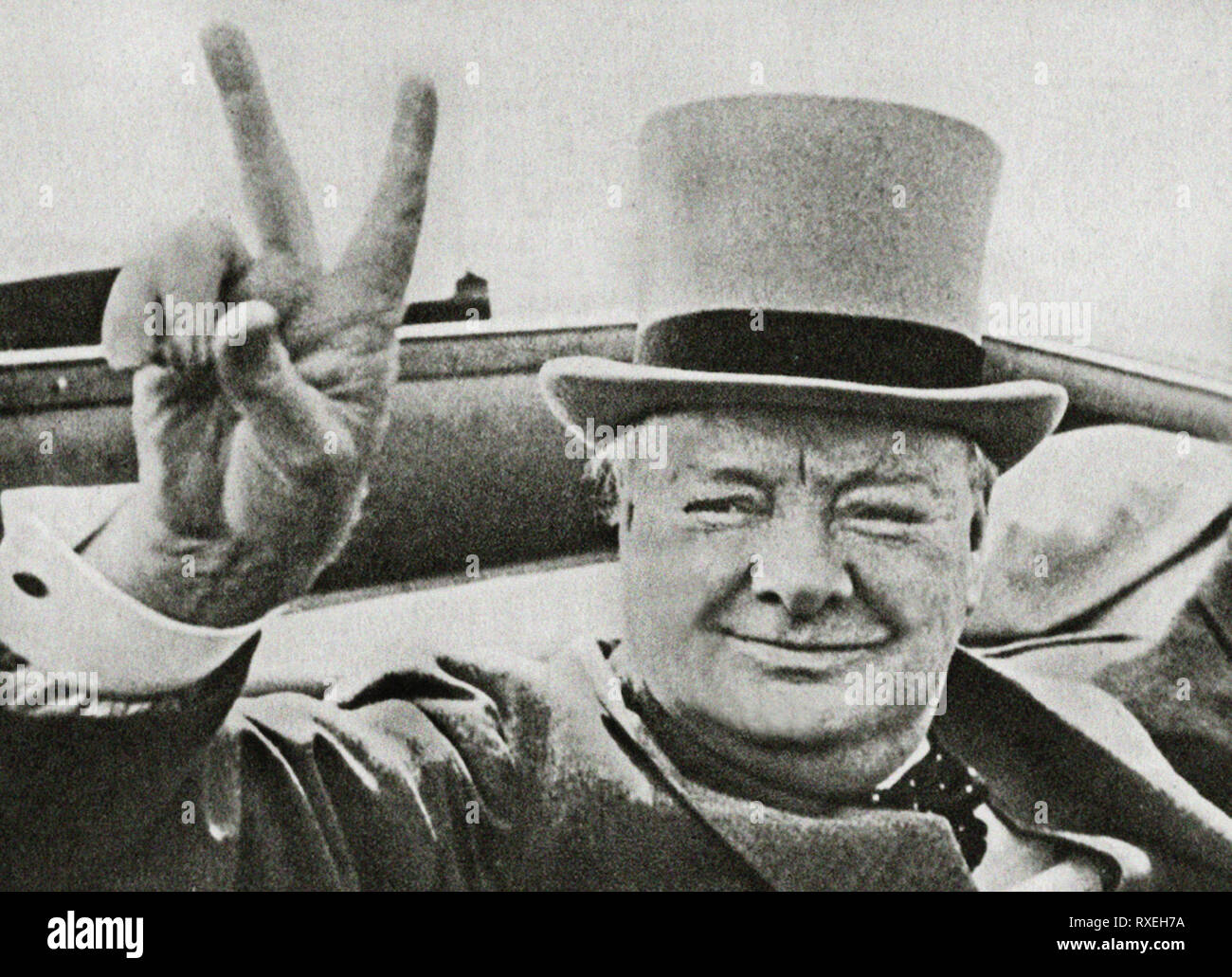 V de la victoire Banque de photographies et d’images à haute résolution - Alamy