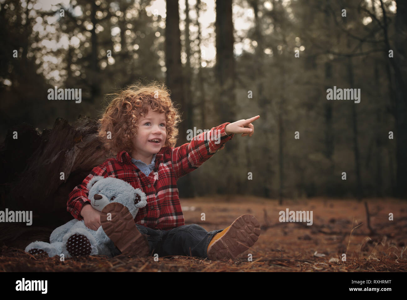 Garçon Cheveux Roux Yeux Bleus Banque d'image et photos - Alamy