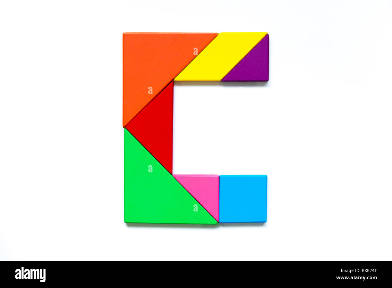 Tangram alphabet Banque de photographies et d’images à haute résolution ...