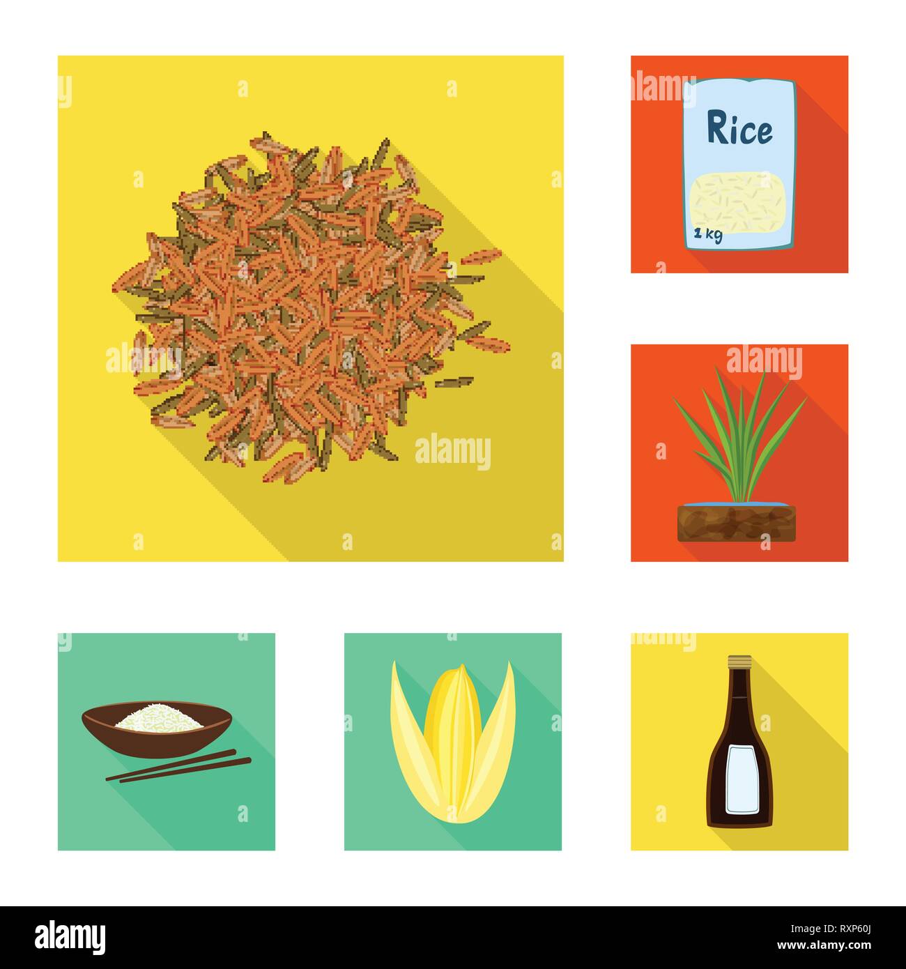 ,Grain,paquet,plaque,de la panicule de riz,sauce soja,Non,cuisine ...