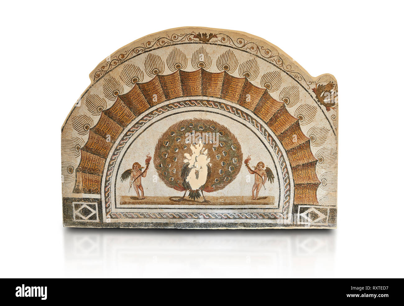 Mosaïque de paon Banque d'images détourées - Alamy