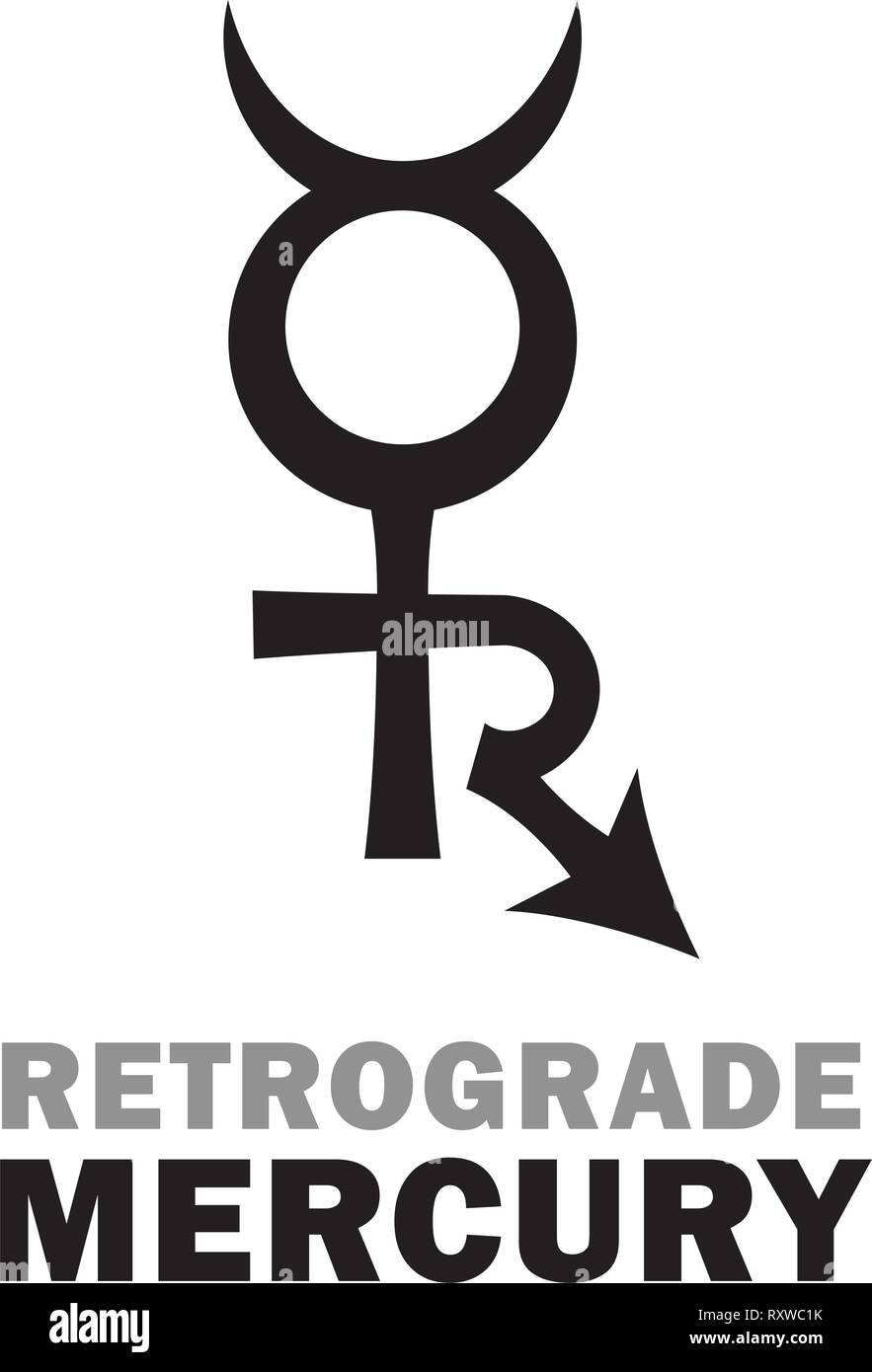 Symbole du mercure Banque de photographies et d’images à haute ...