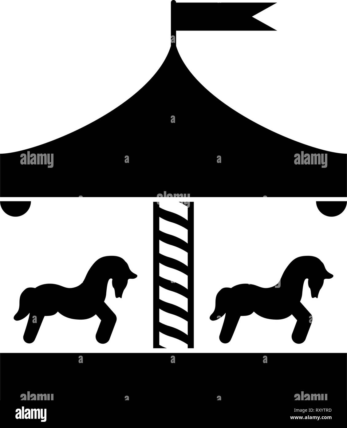 Drapeau rond point Banque d'images vectorielles - Alamy