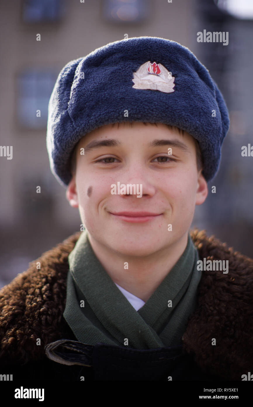 Soldat russe, Irkutzk, bouriate, Sibérie, Russie Photo Stock - Alamy