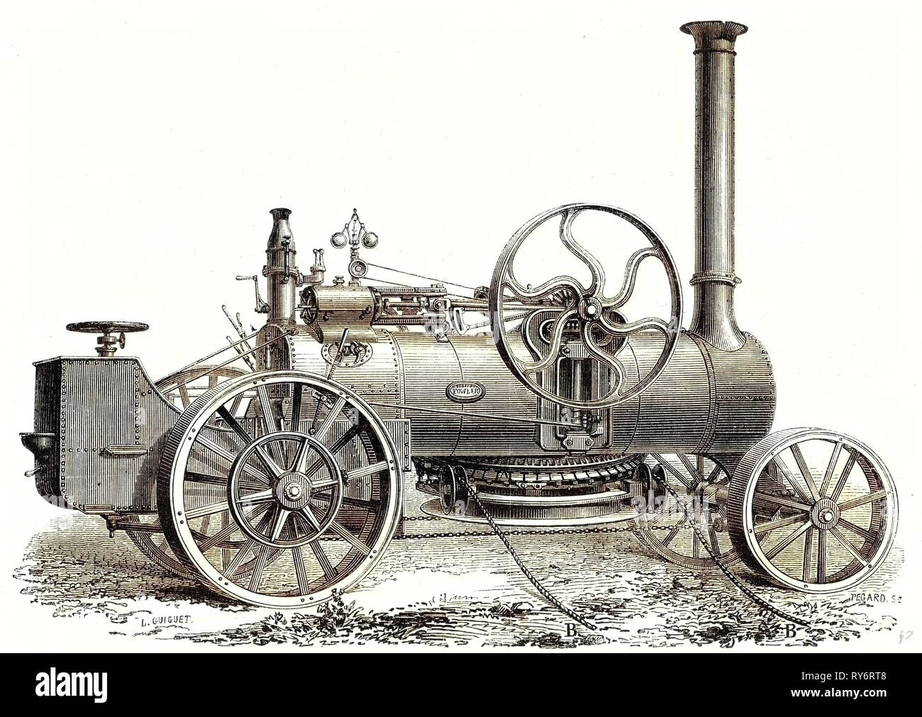 Inventions 19e siècle machine a vapeur Banque de photographies et d ...