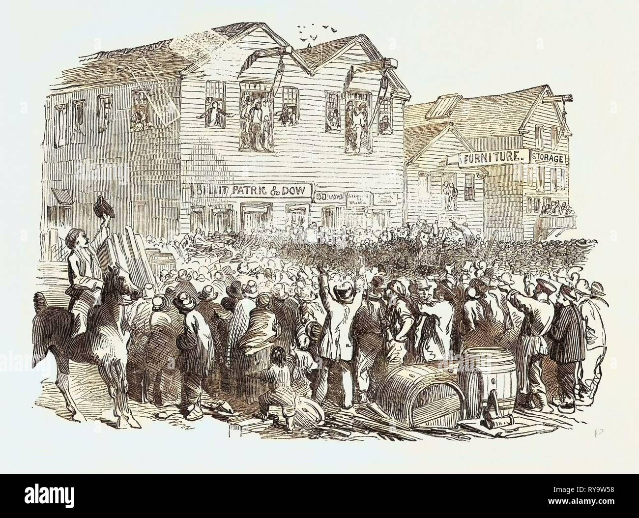 Lynchage 19ème Banque de photographies et d’images à haute résolution ...