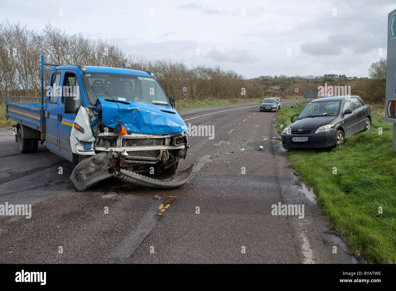 Accident de voiture accident collision rtc rta voiture Banque de ...