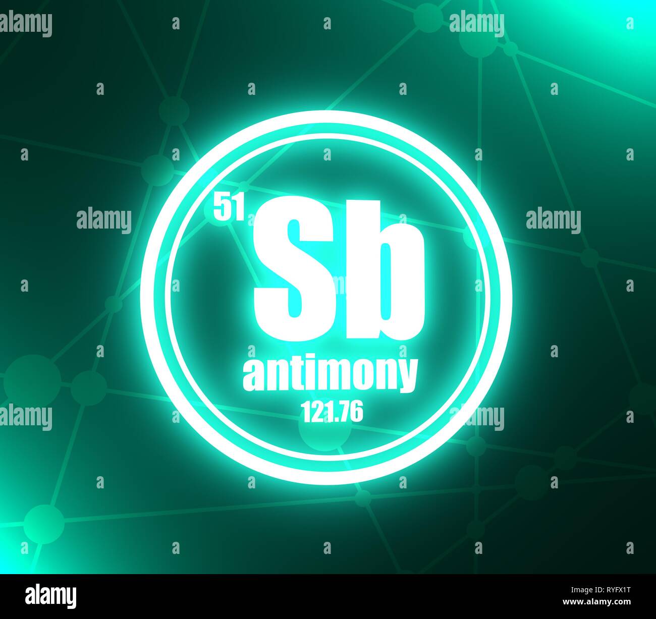 Antimoine atomic structure Banque de photographies et d’images à haute ...