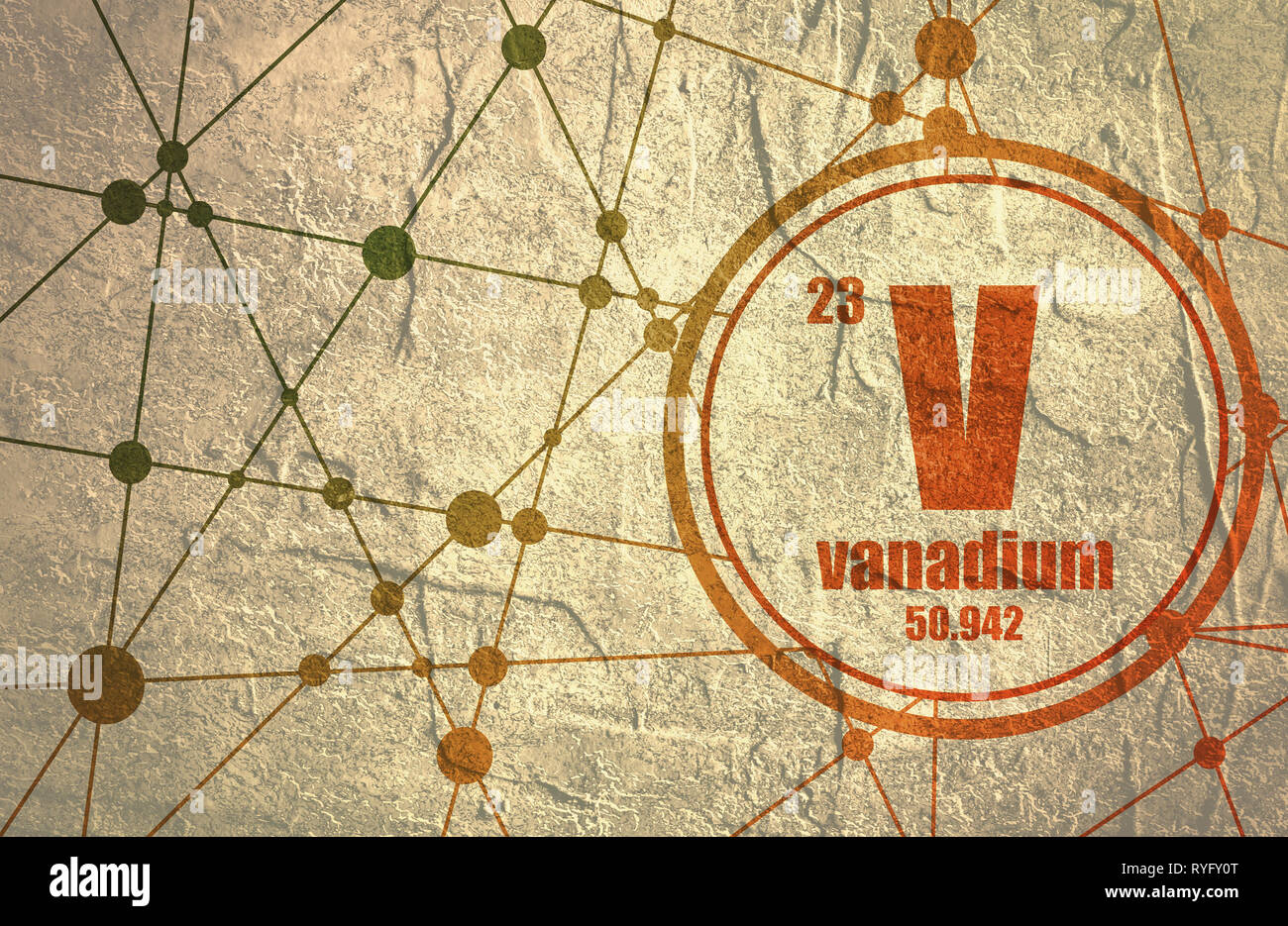 Vanadium atomic structure Banque de photographies et d’images à haute ...