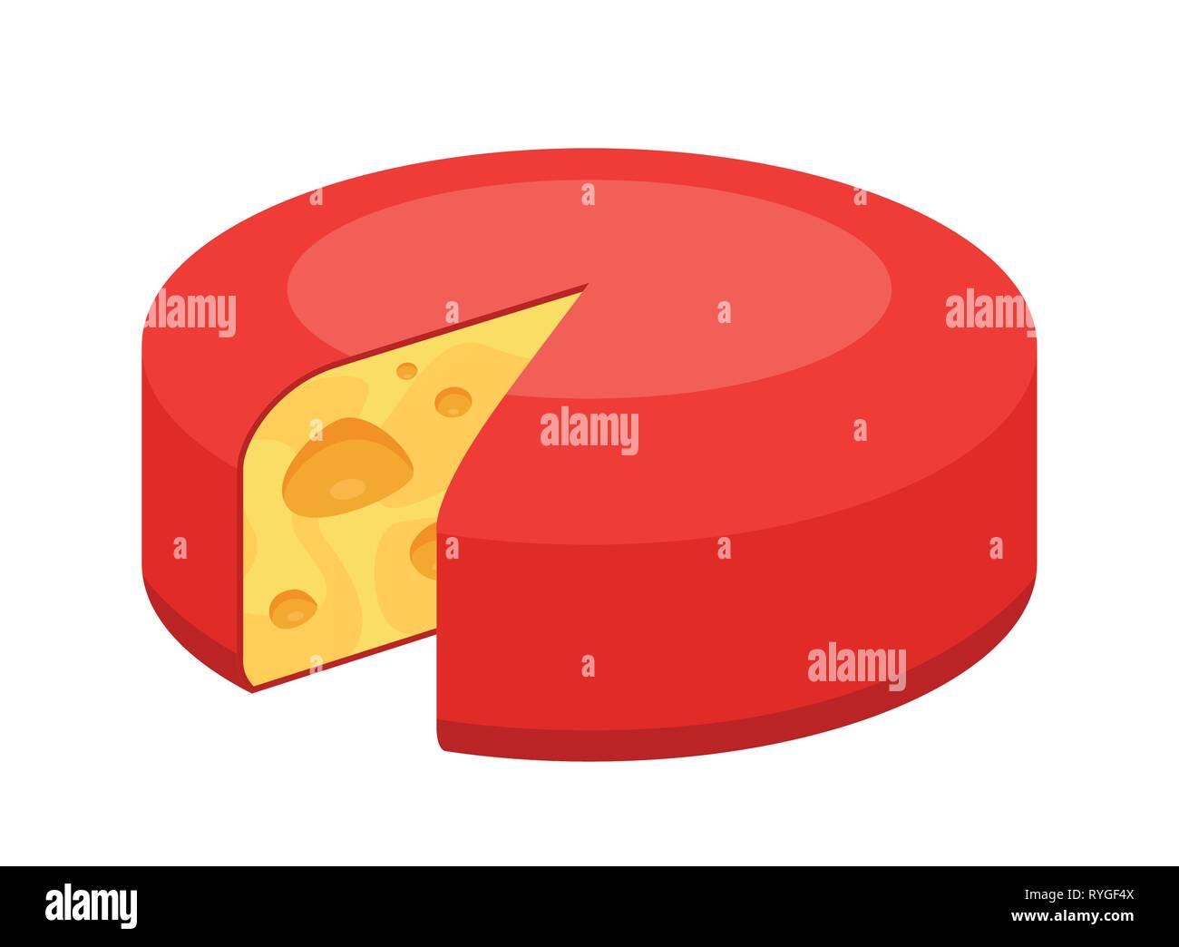Meule à fromage Banque d'images vectorielles - Alamy