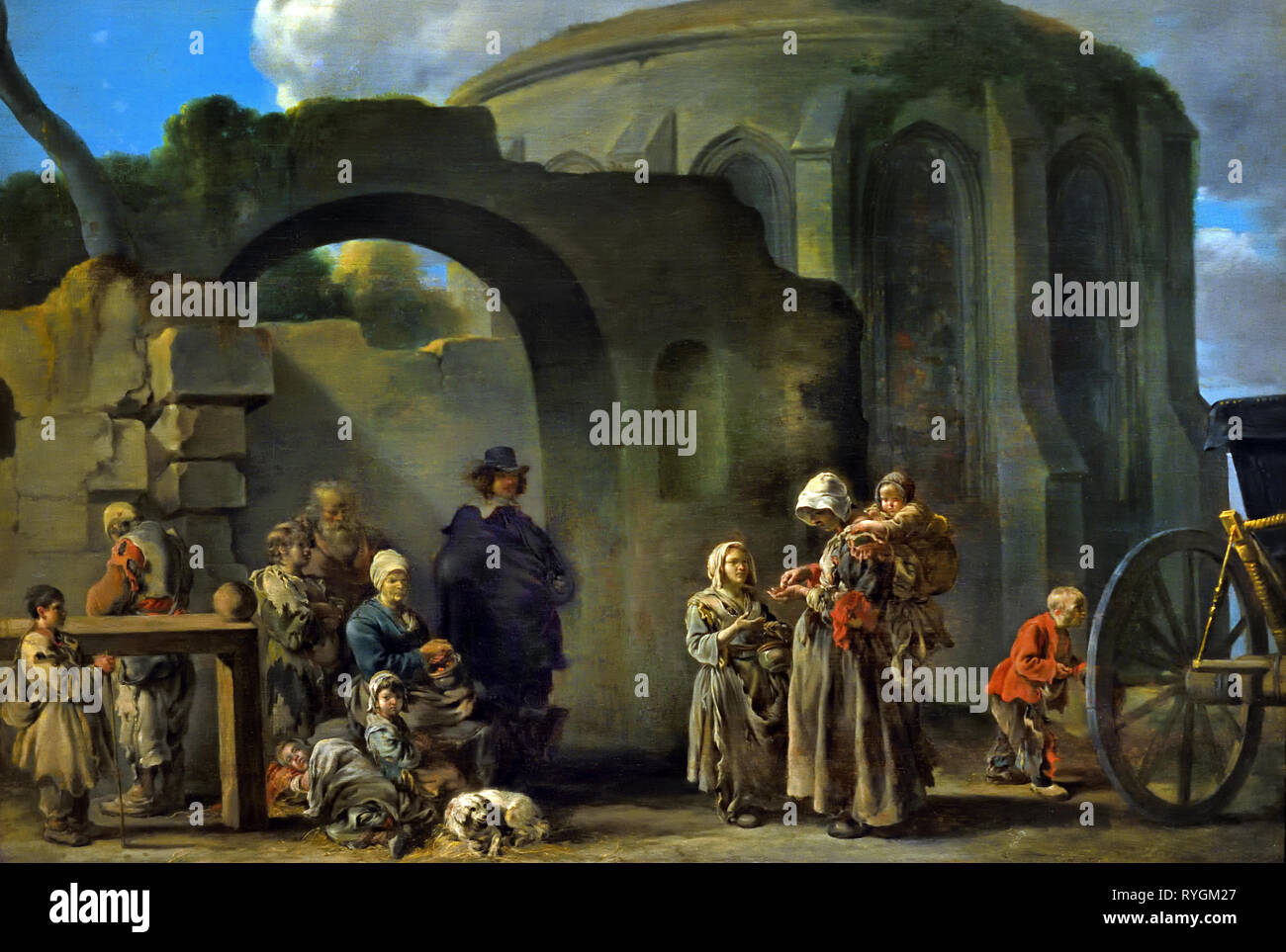 Les mendiants 1645, Sébastien Bourdon, Montpellier, 1616 - Paris, 1671 ...