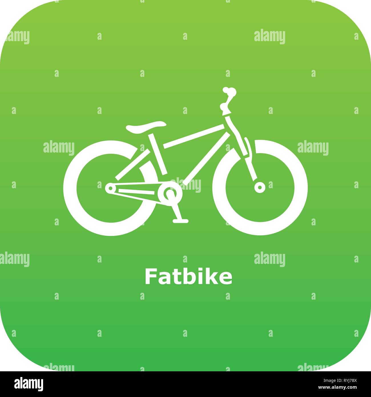 Fat bike Banque d'images vectorielles - Alamy