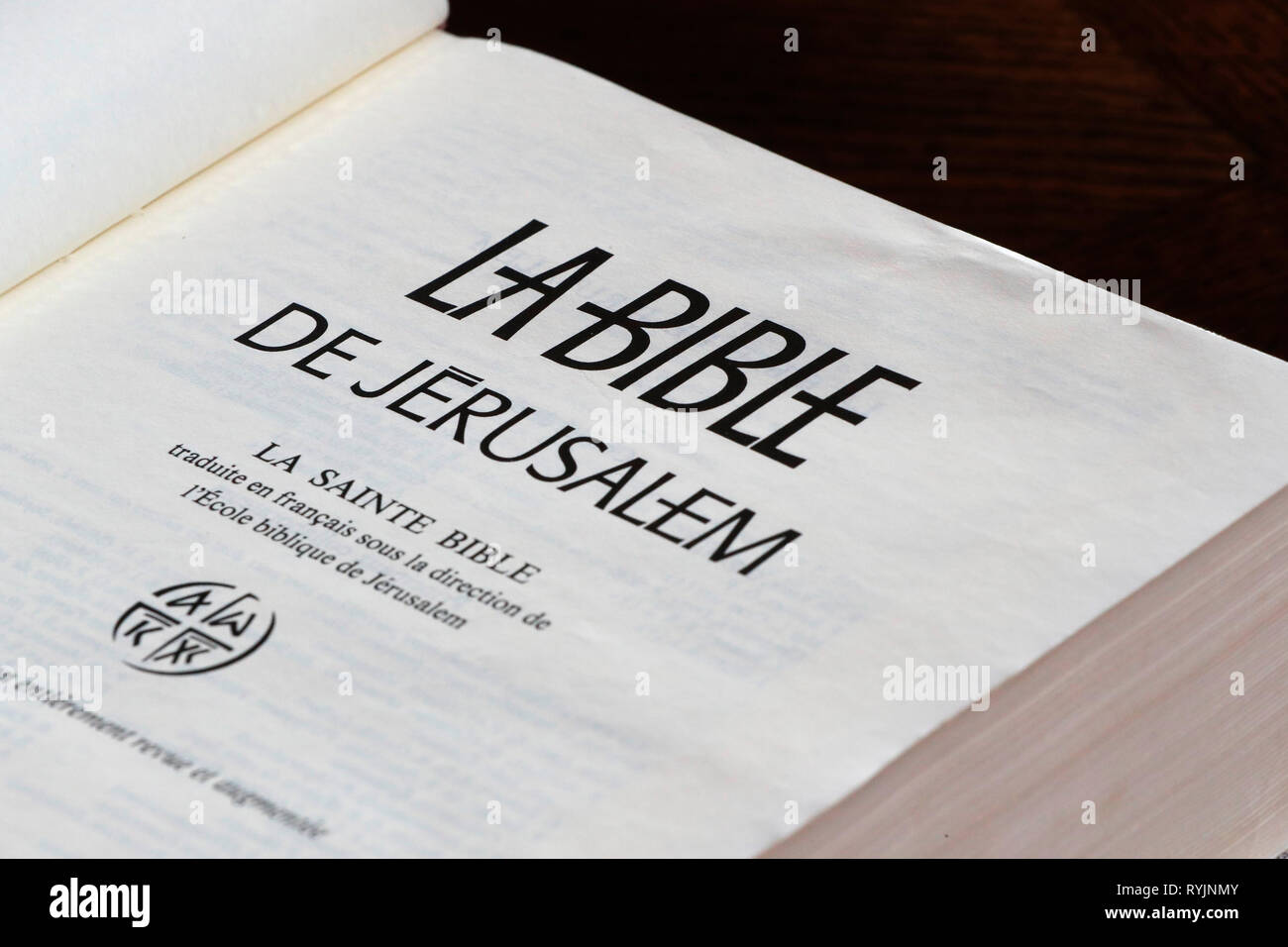Jerusalem bible Banque de photographies et d’images à haute résolution ...
