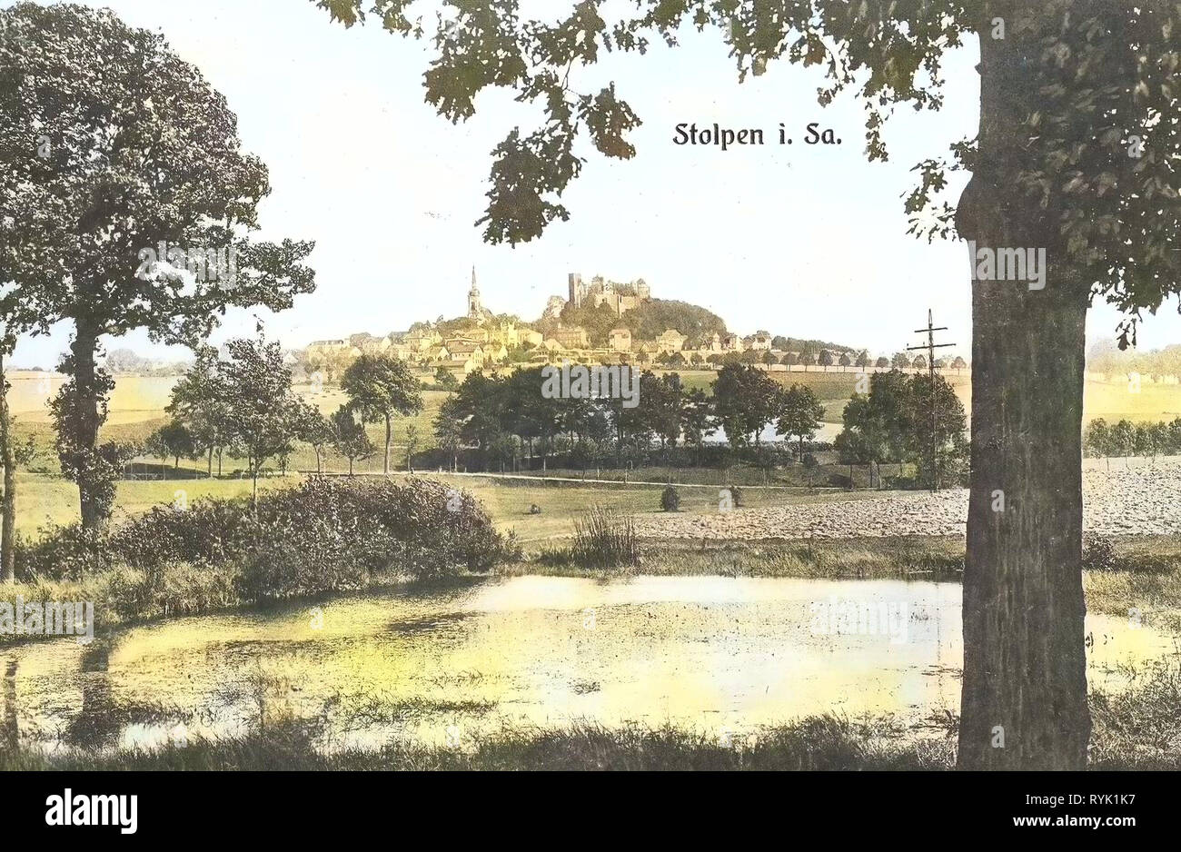 Bâtiments de Stolpen, Burg Stolpen, églises à Stolpen, étangs en ...
