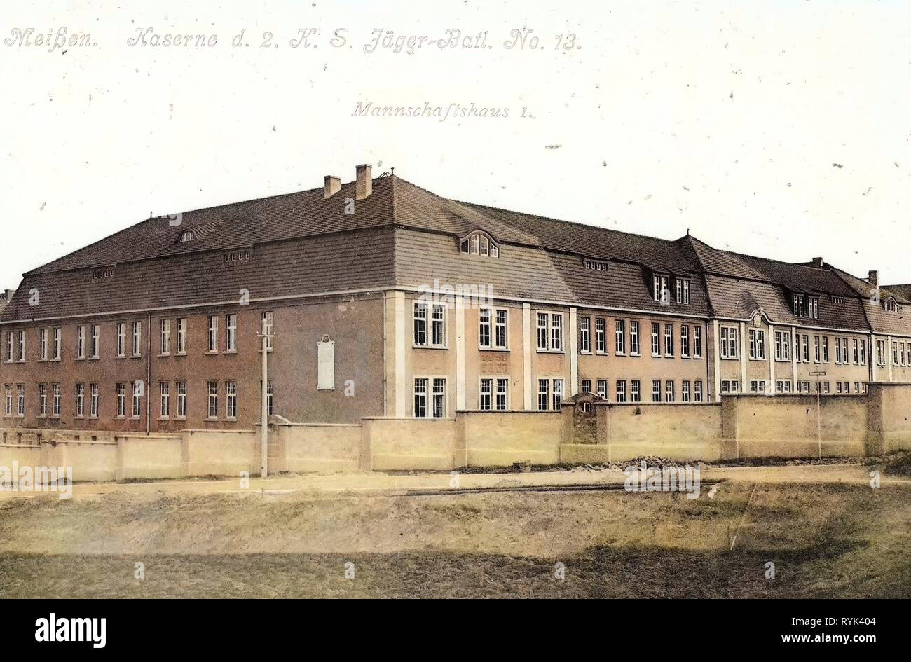 Kaserne des 1 sachsischen jager Banque de photographies et d’images à ...