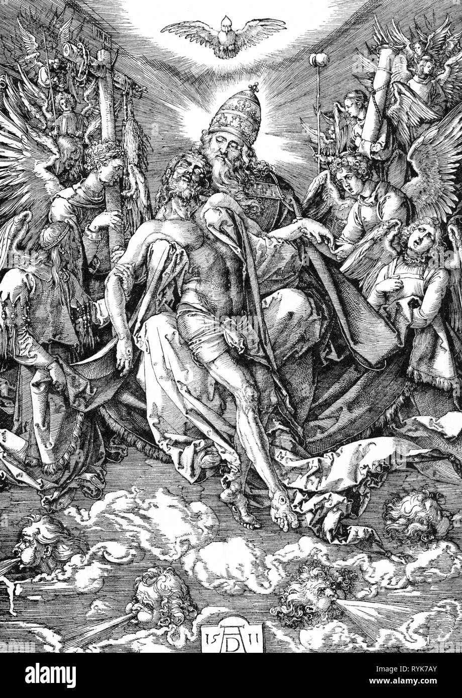 Gravure sur bois de christ dürer Banque de photographies et d’images à ...