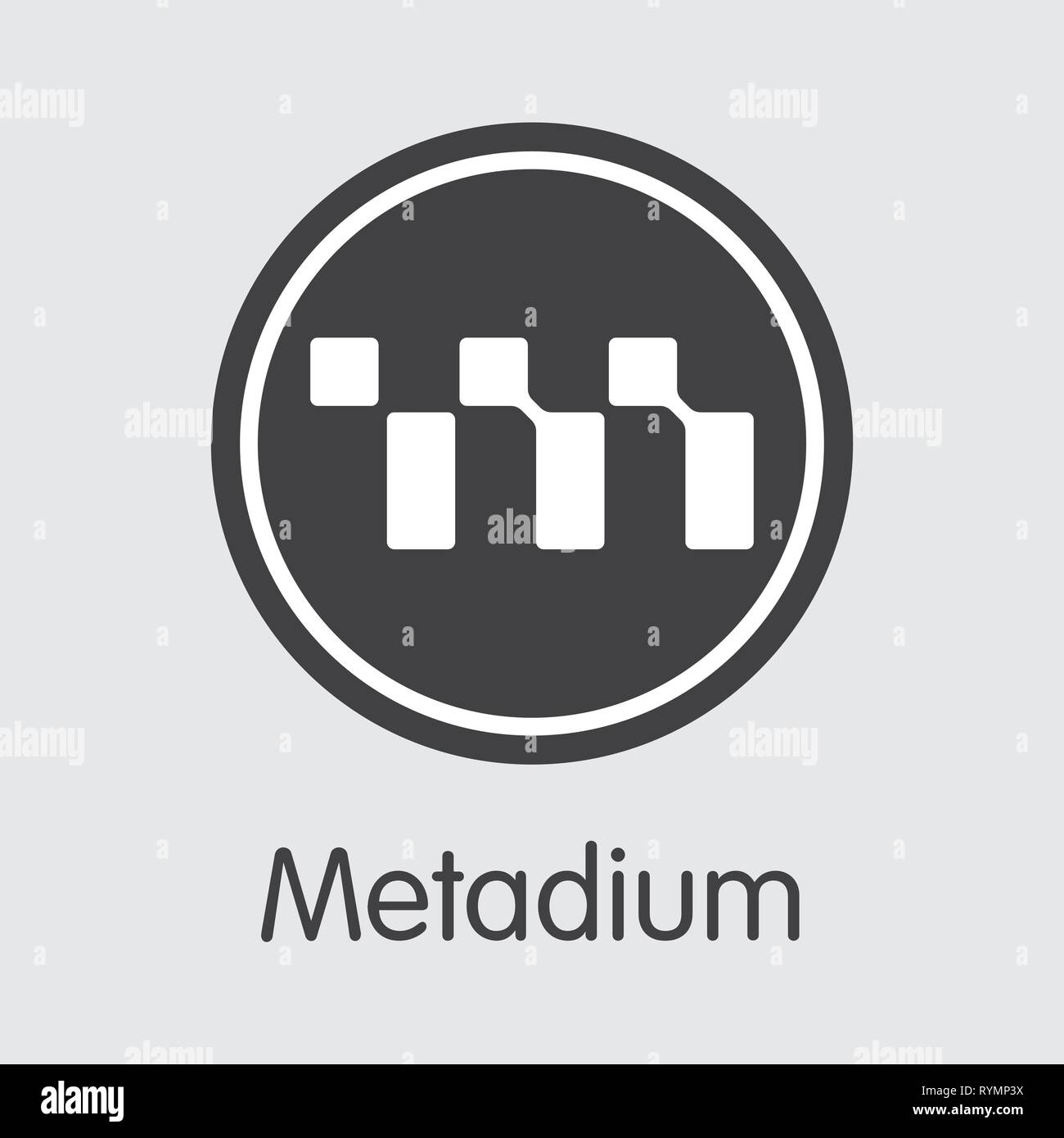 Méta logo Banque d'images vectorielles - Alamy