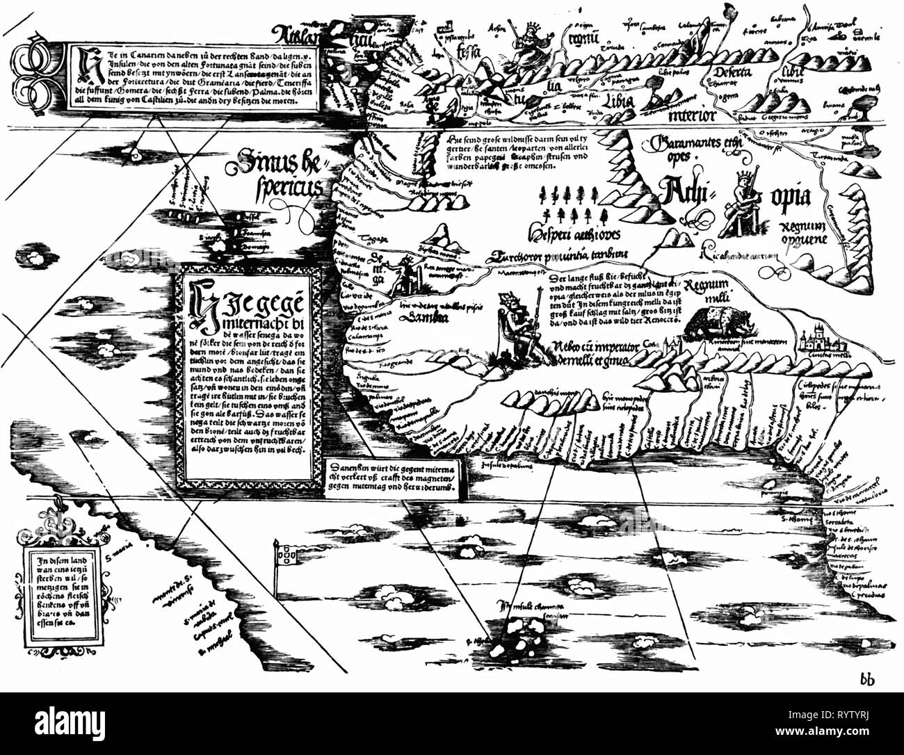 Carte afrique de l'ouest Banque de photographies et d’images à haute ...