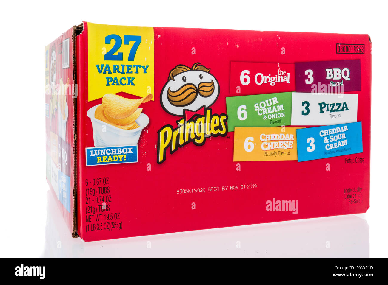 Pringles fromage et chips d'oignon Banque de photographies et d’images ...