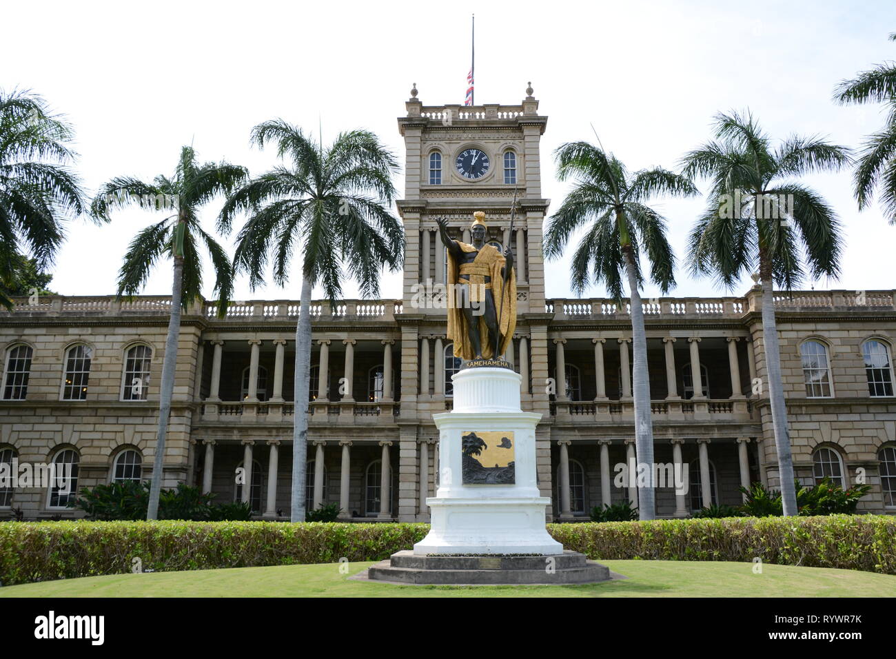 Statue du roi kamehameha oahu Banque de photographies et d’images à ...