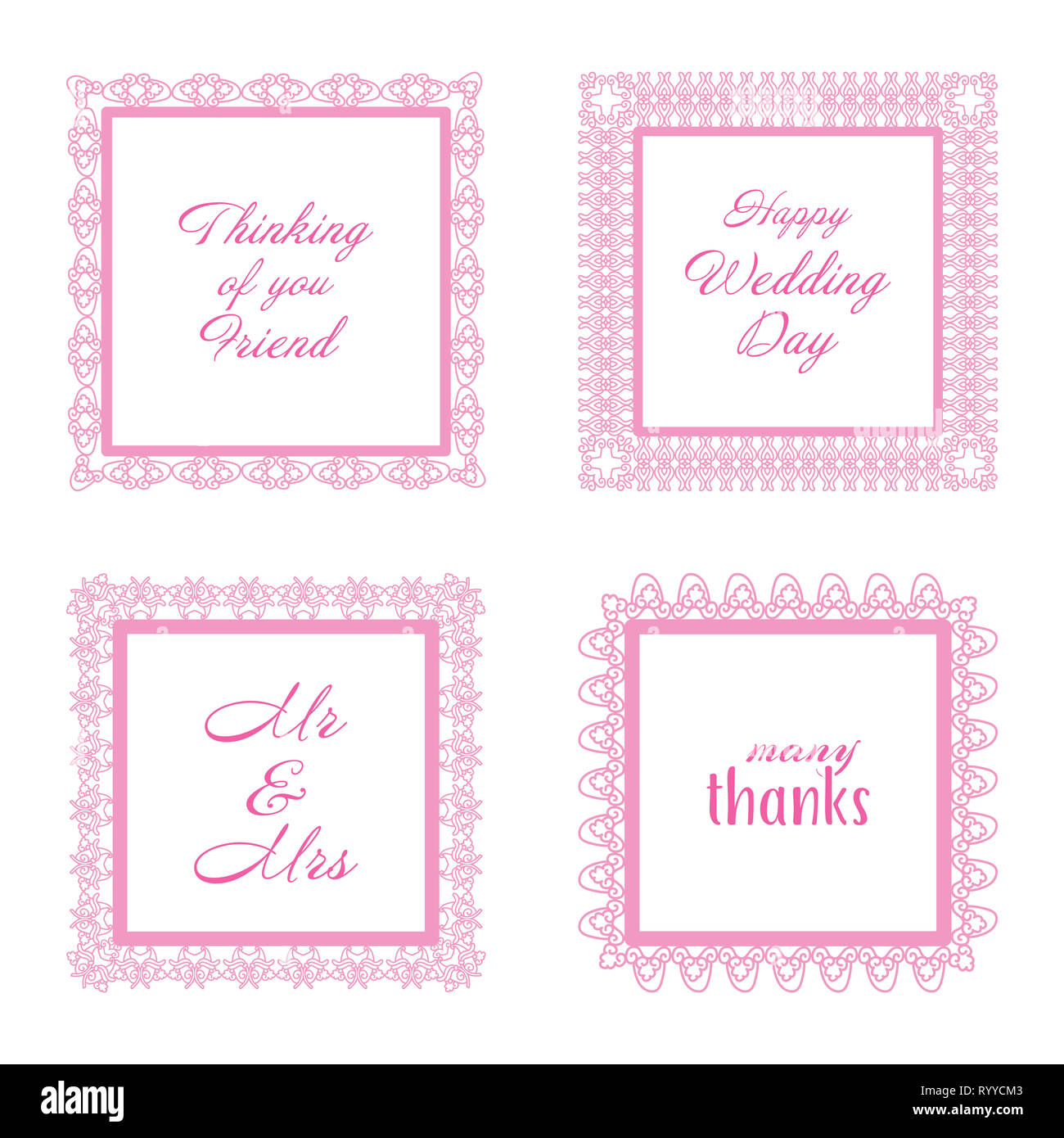 Bordure en dentelle coupe laser photo Frames - Album Art square frame ...