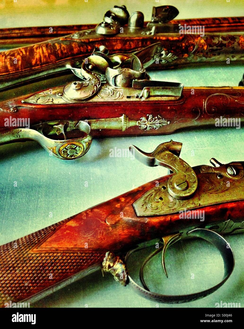 Vintage rifles Banque de photographies et d’images à haute résolution ...